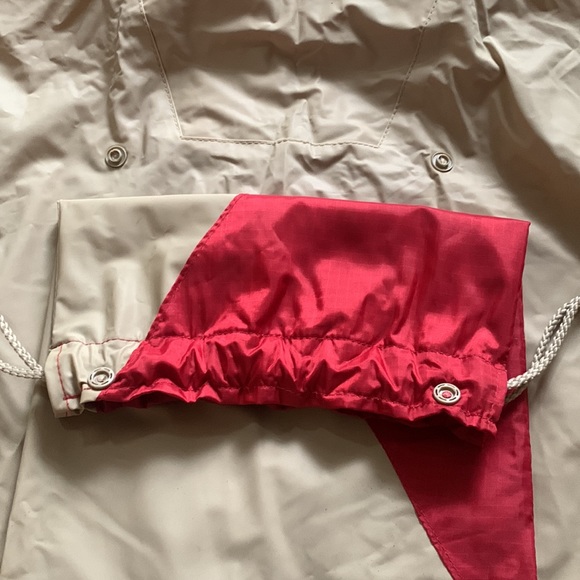 totes | Jackets & Coats | Totes Packable Drawstring Bag Red And Tan ...